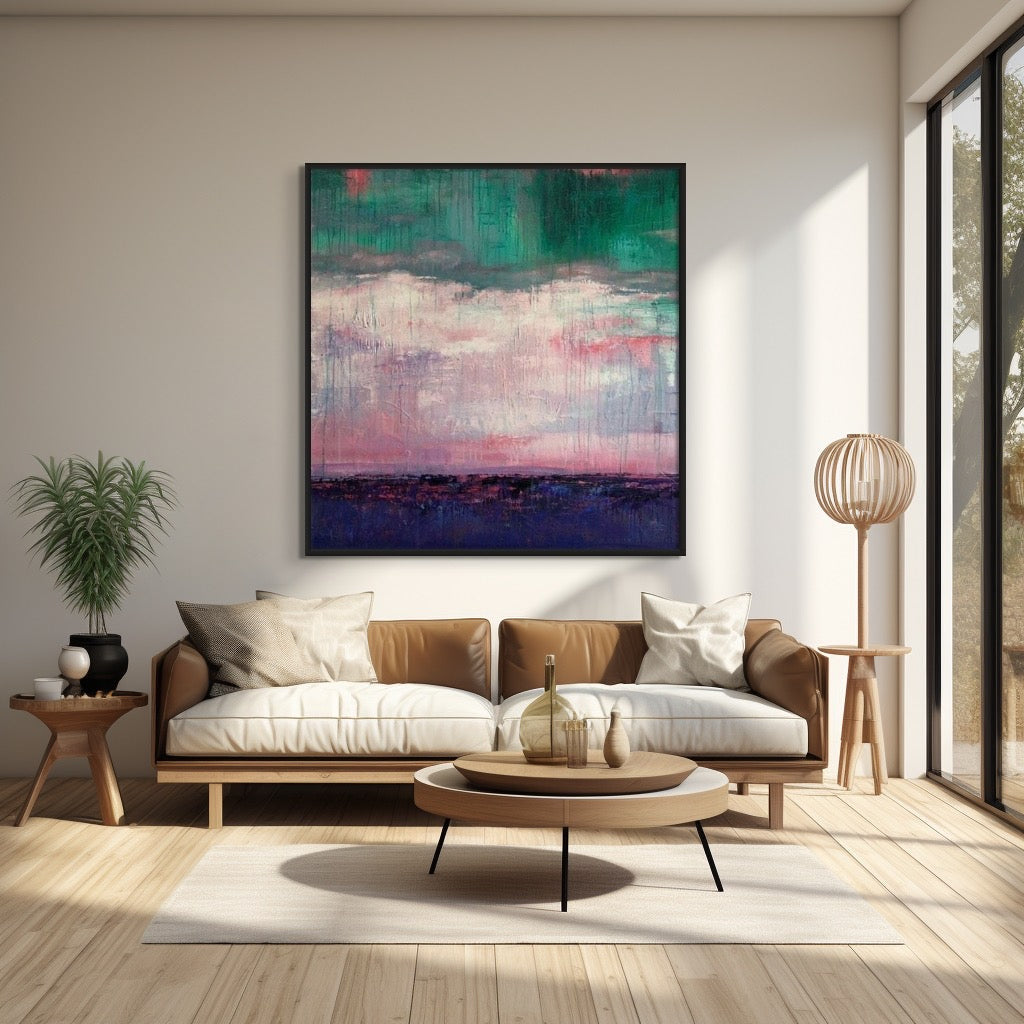 "Cosmic" Handpainted Oil Canvas – Sash Designs