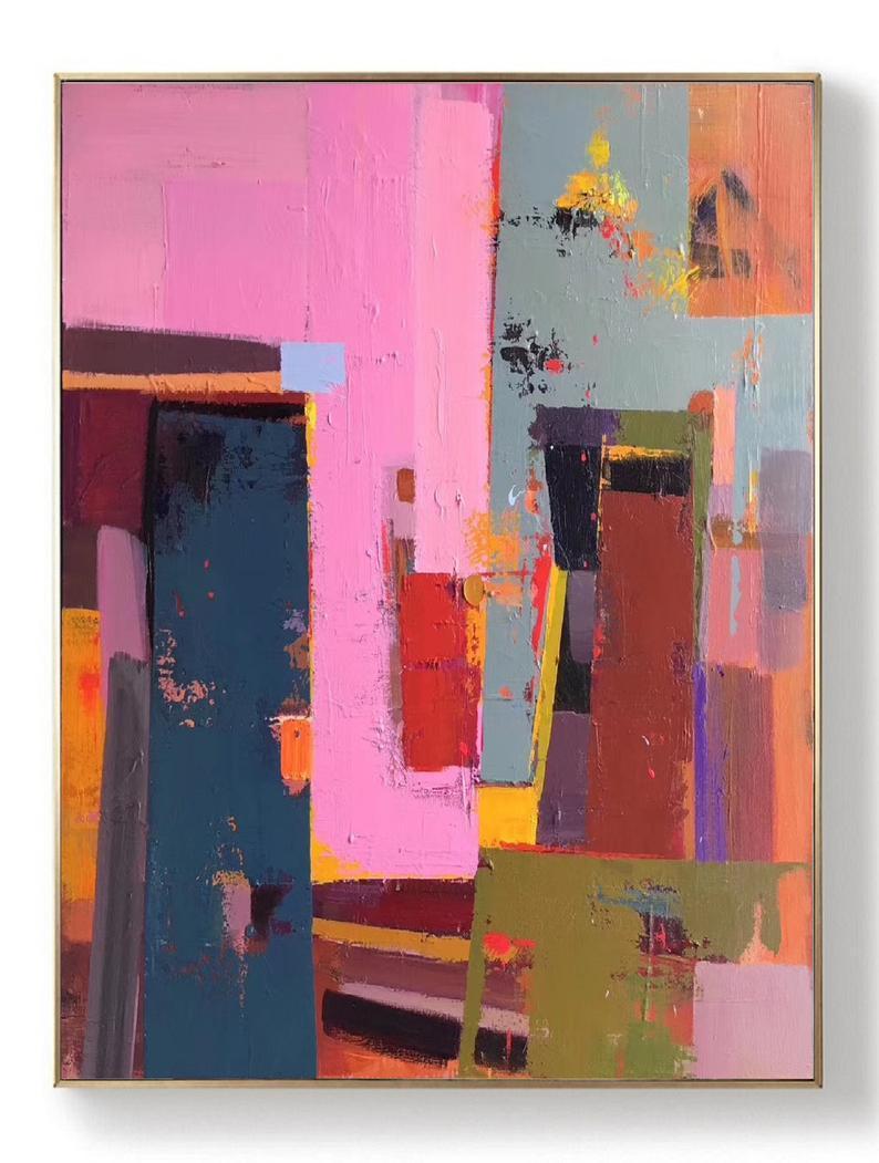 "Tribe" Handpainted Oil Canvas – Sash Designs